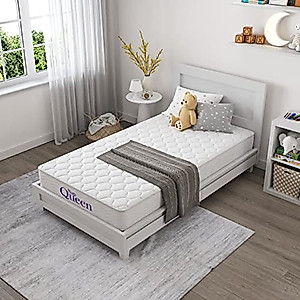 NapQueen 6 Inch Innerspring Full Size Medium Firm Support Relief Mattress, Bed in a Box