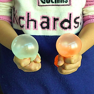 QIHUIPIN Sticky Balls for Ceiling Glow in The Dark Cheap, Sticky Wall Ball Fidget That Gets Stuck On The Roof Relief Stress Balls for Relax Toy Kids(4 PCS)