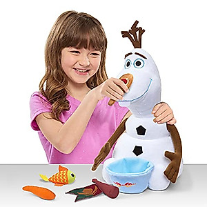 Disney Frozen Find My Nose 14-inch Olaf Plush, Officially Licensed Kids Toys for Ages 3 Up by Just Play
