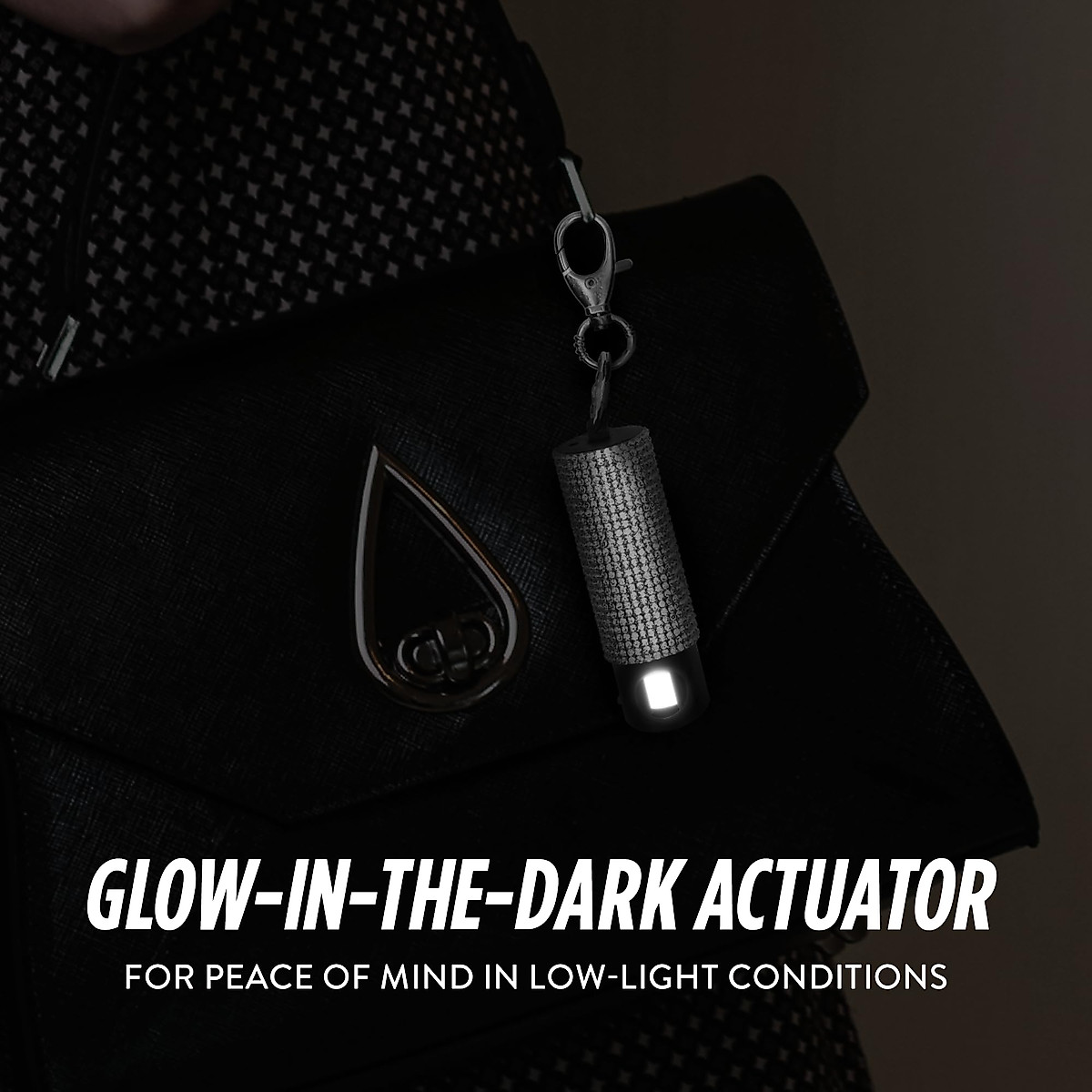 Guard Dog Security Bling it On Pepper Spray, Keychain with Safety Twist Top, Mini and Easy Carry, Lightweight and Fashionable, Maximum Police Strength OC Spray, 16 Feet Range, 0.5 fl oz