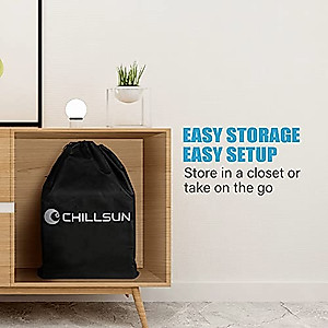 CHILLSUN Queen Air Mattress with Built-in Pump - Best Inflatable Airbed Luxury Double High Inflatable Bed Blow Up Bed for Home Portable Camping Travel, 80x60x18in, 650lb MAX