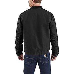 Carhartt mens Duck Detroit Jacket (Regular and Big & Tall Sizes) Work Utility Outerwear, Black, XX-Large US