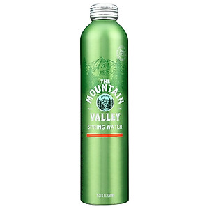 Mountain Valley, Spring Water, Aluminum Bottle, 25.36 ounces, 750ml (Pack of 12)