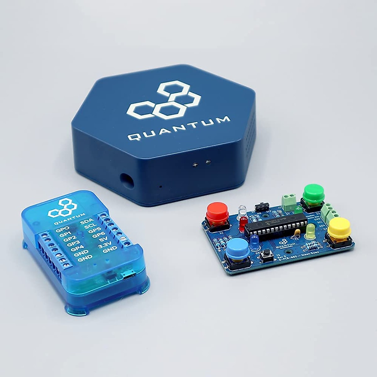 Quantum Simon Game DIY Kit, Video Tutorial and Online Documentation Included, Works with The Quantum Q-Client Builder Base