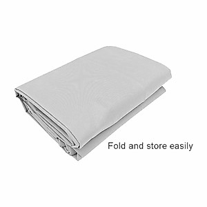 Patio Furniture Covers Waterproof Outdoor Furniture Covers for Winter Outdoor Rectangle Table and Chair Set Covers, Dust Proof Furniture Protective Cover (light gray, sofa set cover)