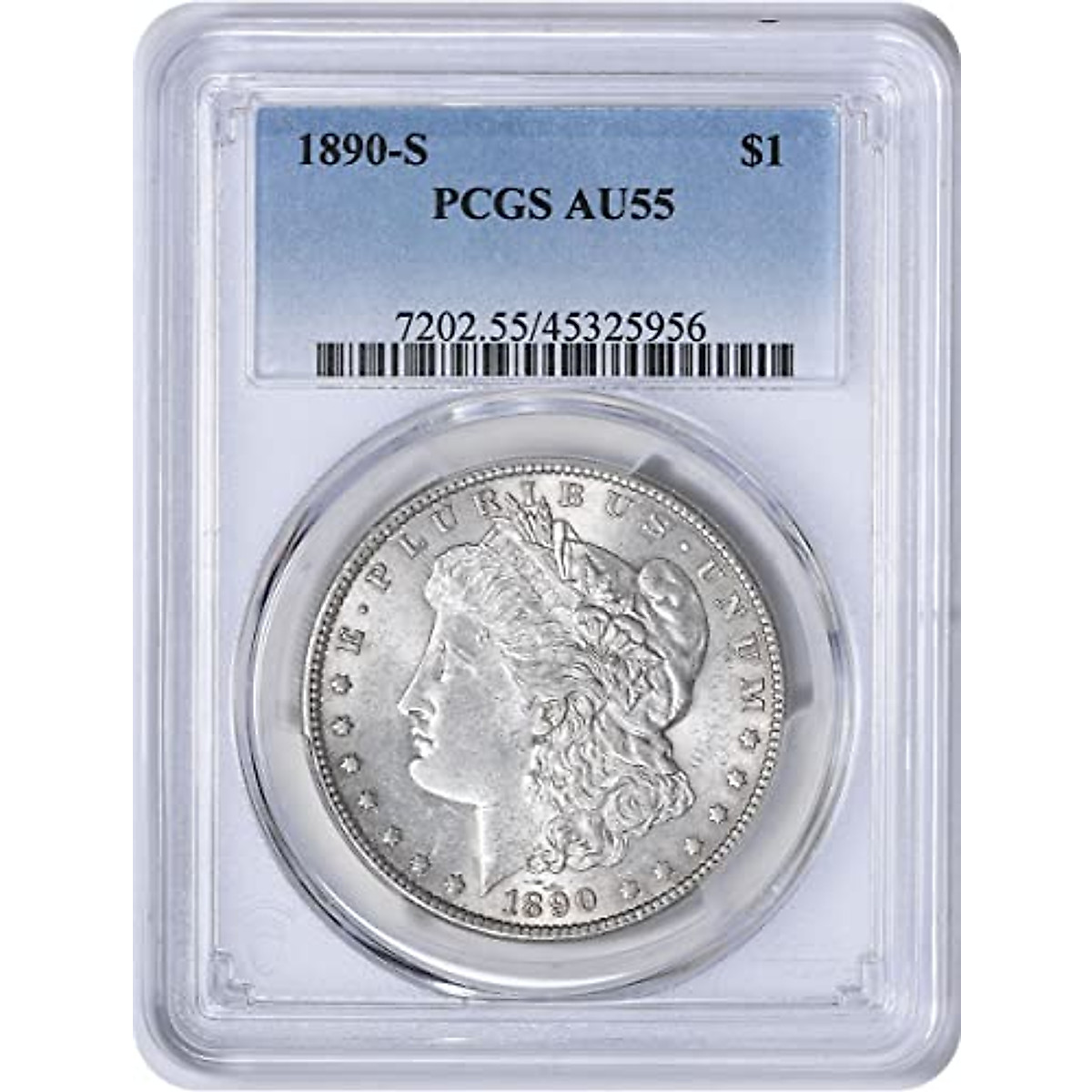 1890 S Morgan Dollar PCGS AU55