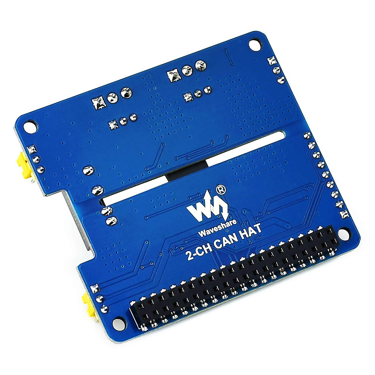 2-Channel Isolated CAN Bus Expansion HAT for Raspberry Pi 4B/3B+/3B/2B/B+/A+/Zero/Zero W, MCP2515 + SN65HVD230 Dual Chips Solution Allow 2-CH CAN Communication Onboard Multi Protection Circuits