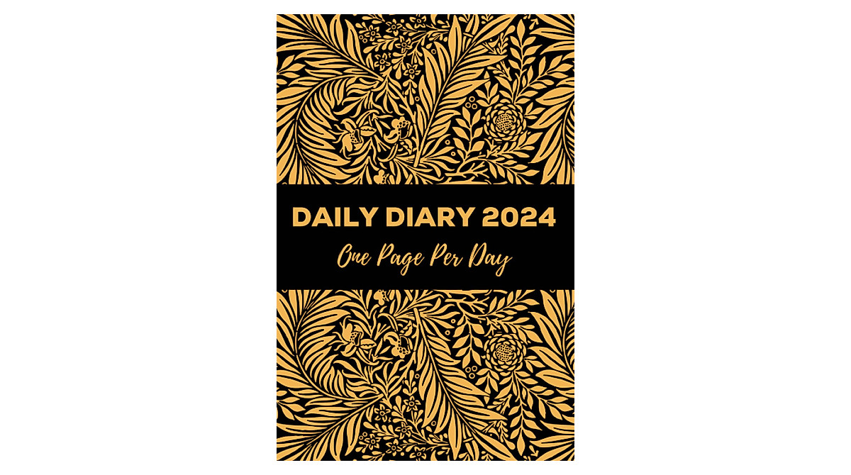 Daily Diary 2024: One Page Per Day for Women