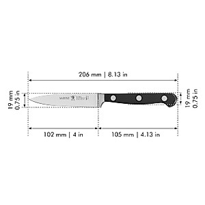 HENCKELS Classic Razor-Sharp 4-inch Paring Knife, German Engineered Informed by 100+ Years of Mastery