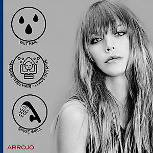 Arrojo Rogue Co-Cleanse Hair Conditioner – Cleansing Conditioner W/Chamomile & Acai Palm - Curl Conditioner For Curly Hair & Healthy Waves – Paraben & Sulfate Free Conditioner (8 oz)