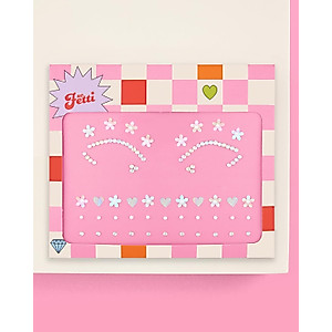 xo, Fetti Flower Eye Face Gems - 1 Set | Rhinestone Birthday, Crystal Bachelorette Party, Rave, Festival