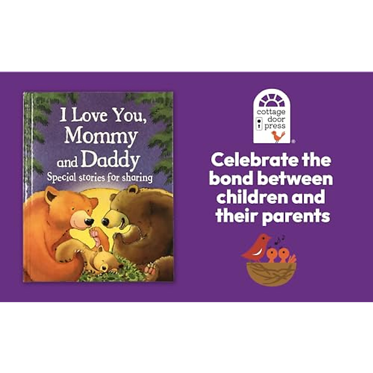 I Love You, Mommy and Daddy Children's Picture Book for bedtime, reading together, Mother's Day and Father's Day gifts, and more