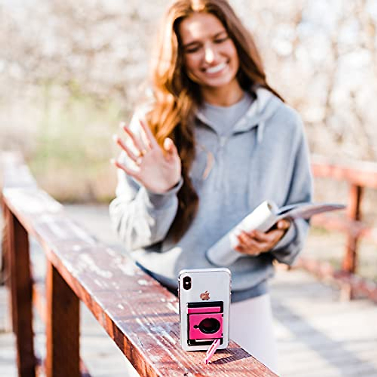 Triptech Flipside 5 in 1 Phone Grip - Ring Grip | 360° Rotation | 70° Viewing Kickstand | Impact Kickstand | Portrait Kickstand | Vehicle GPS Mount | Universal fit to Phones and Cases