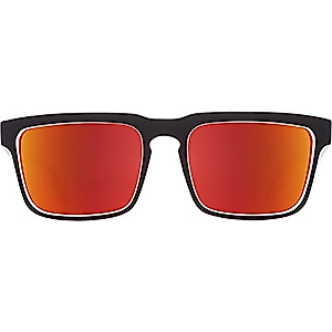 SPY Helm Whitewall - HD Plus Gray Green with Red Spectra Mirror