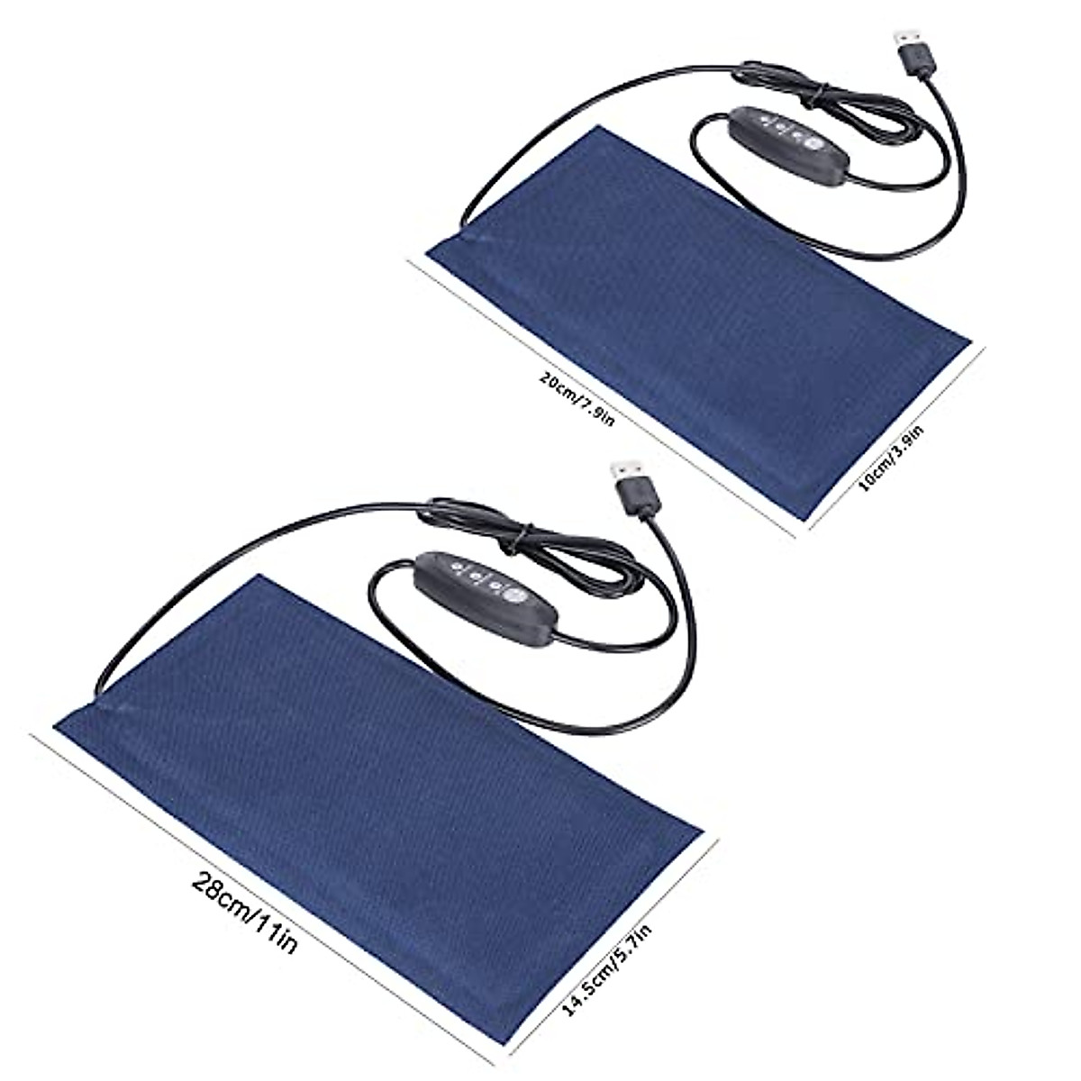 Reptile Heating Mat Reptile Heat Pad Keep Warm for Reptiles Tortoise Lizard USB Powered(S)