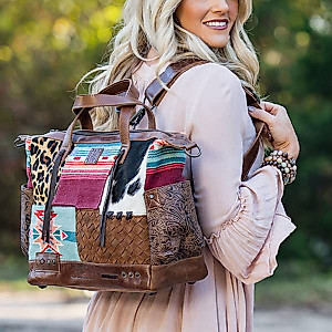 STS Ranchwear Remnants Diaper Bag Distressed Brown Leather One Size