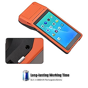 Entweg Handheld PDA Printer, All in One Smart POS Terminal Wireless Portable Printers