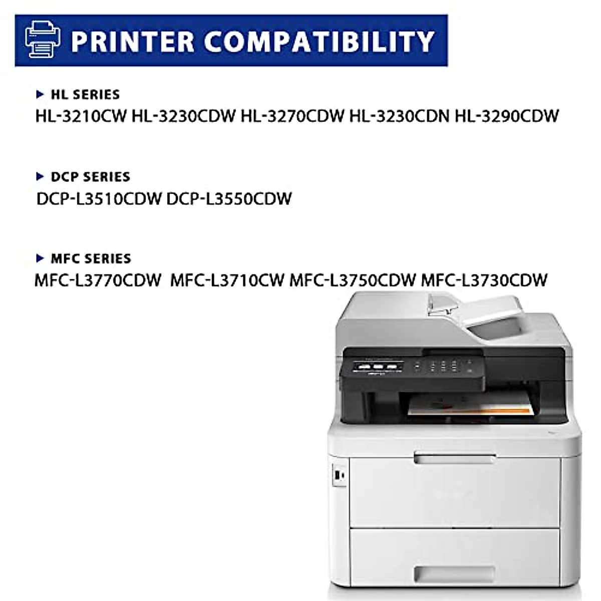MANDBOY Compatible TN223 Toner Cartridge 𝐇𝐢𝐠𝐡 𝐘𝐢𝐞𝐥𝐝 TN-223 BK/C/M/Y Replacement for Brother MFC-L3770CDW MFC-L3710CW MFC-L3750CDW MFC-L3730CDW HL-3230CDN DCP-L3550CDW Printer 5 Pack
