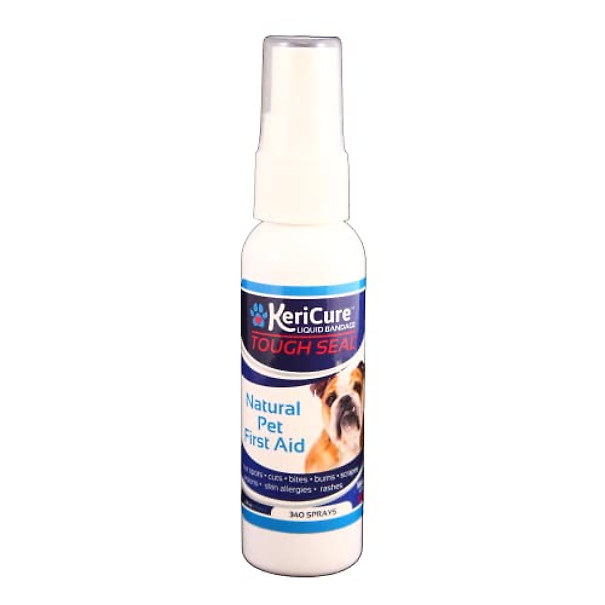 KeriCure As Seen on HSN - Tough Seal Liquid Bandage, 2 Pack, Spray on Wound Care for Dogs, Cats, Pets and Small Animal First Aid, Made in The USA