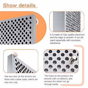 The hobbyworker Wire Bending Jig,Wire Jig Includes 30 Metal pegs for Jewelry Making Tools and Wire Wrapping Supplies