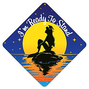 Tassel Toppers Little Mermaid - Grad Cap Decorated Grad Caps