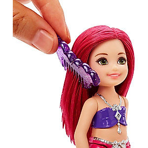 Barbie Mattel Dreamtopia-Pack of 3 Chelsea Mermaid, Fairy and Princess Dolls, Multicolor FPL86