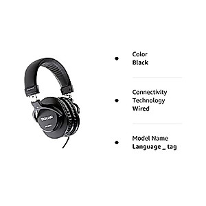Tascam TH-200X Studio Headphones
