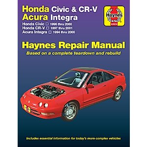 Honda Civic (96-00),CR-V (97-01),Acura Integra (94-00) Haynes (USA) (Paperback)