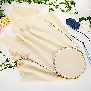 Punch Needle Cloth Needle Embroidery Fabric Needlework Fabric DIY Handmade Cloth for Art Embroidery Crafts Favors, 2 Yards by 1 Yard