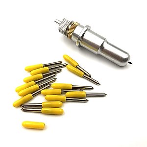 15pcs 30 Degree Vinyl Cutting Plotter Blades for Roland Machine+ Roland Blade Holder …