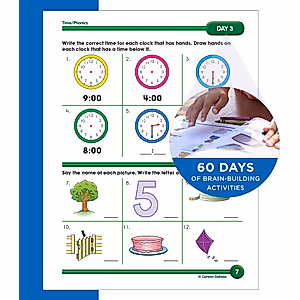 Summer Bridge Activities 1st Grade Workbooks to 2nd Grade Workbooks, Math, Reading Comprehension, Writing, Science Summer Learning Activities, 2nd Grade Workbooks All Subjects With Flash Cards