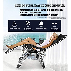 HEY FOLY Zero Gravity Chairs, Lawn Chairs Recliner Folding Portable Chaise Lounge for Indoor and Outdoor, with Detachable Cushion, Headrest, Cup Holder, Support 440 Lbs…