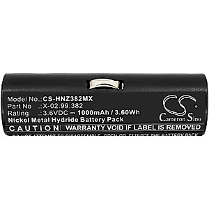 KCDE Replacement Battery for Heine Beta Handles, Ophthalmoscope Beta 200, Ophthalmoscope Beta 200s, Short F.O. Laryngoscope Handle(1000mAh / 3.60Wh)