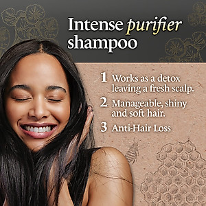 Tio Nacho Shampoo, Purifying with Royal Jelly, Infused with Botanical Stem Cells for Intense Hair and Scalp Purification + Detoxifying Balance, 14 Fluid Ounces