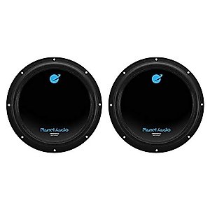 Planet Audio AC10D 10 Inch 3000 Watt 4 Ohm Dual Voice Coil Car Audio Subwoofers with Stamped Basket, Polypropylene Cone & Foam Surround, Black, Pair