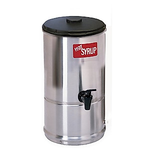 Wilbur Curtis Syrup Warmer 1.0 Gallon Syrup Container - Stainless Steel and Temperature Controls - SW-1 (Each)