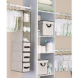 Delta Children Nursery Storage Set, Beige, 48 Piece