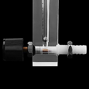 Gas Flowmeter, LZQ-7 Flowmeter 2-20LPM Flow Meter with Control Valve for Oxygen Air Gas
