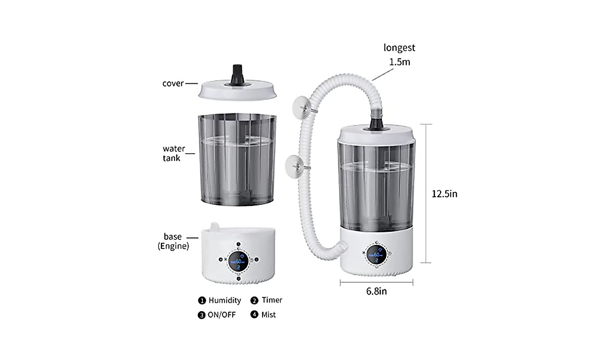 Smart Reptile Fogger - 4L Humidifier with Adjustable Control