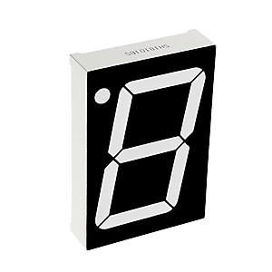 uxcell Common Anode 10 Pin 1 Bit 7 Segment Display 2.2 x 1.5 x 0.43 Inch 1.8" Red LED Display Digital Tube