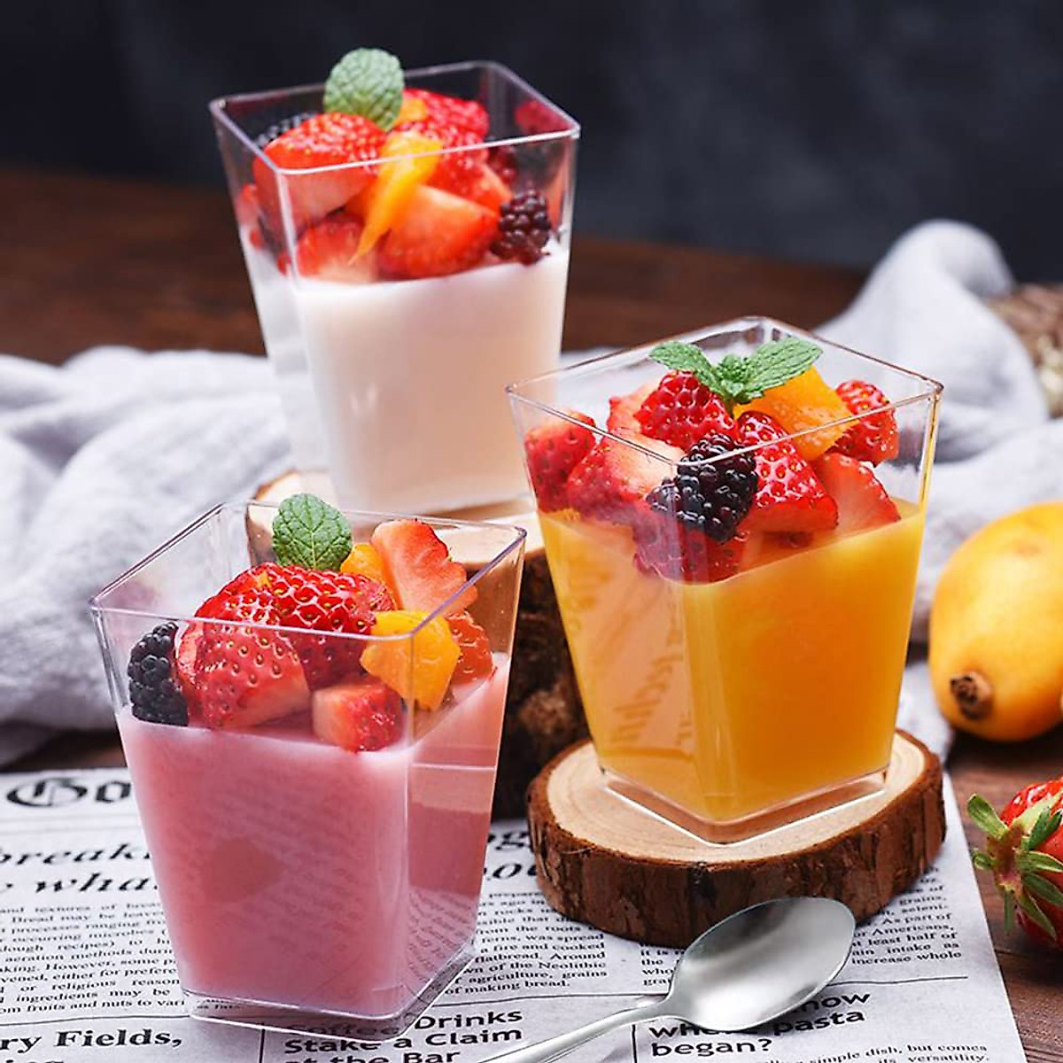 DJ-WARE Espresso Spoons Mini Demitasse Stainless Steel Coffee Spoon for 2-7 Oz Mugs, Set of 12, 4.7 Inch