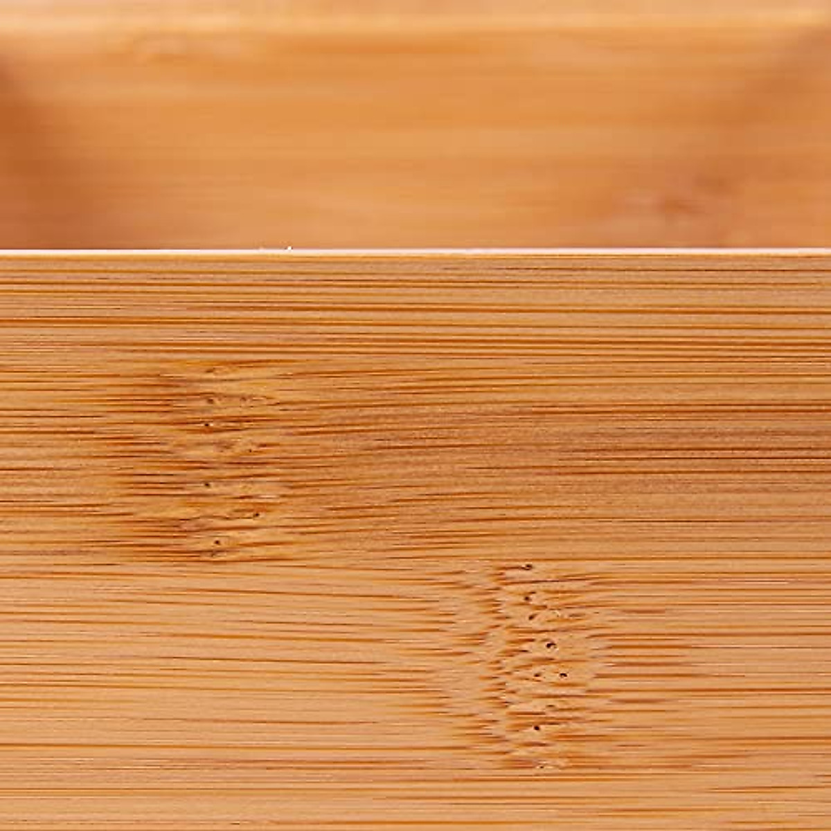 Compactor Osaka Bamboo Storage Box, Extra Small Stackable Wood Storage Box, 15 x 7.5 x H. 6.5 cm, Natural Bamboo, Brown RAN6966