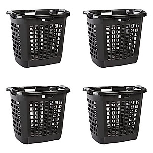 Sterilite Ultra Easy Carry Hamper Laundry, Black 4
