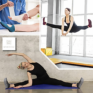 unenow Non Slip Grip Yoga Socks for Women with Cushion for Pilates, Barre, Home