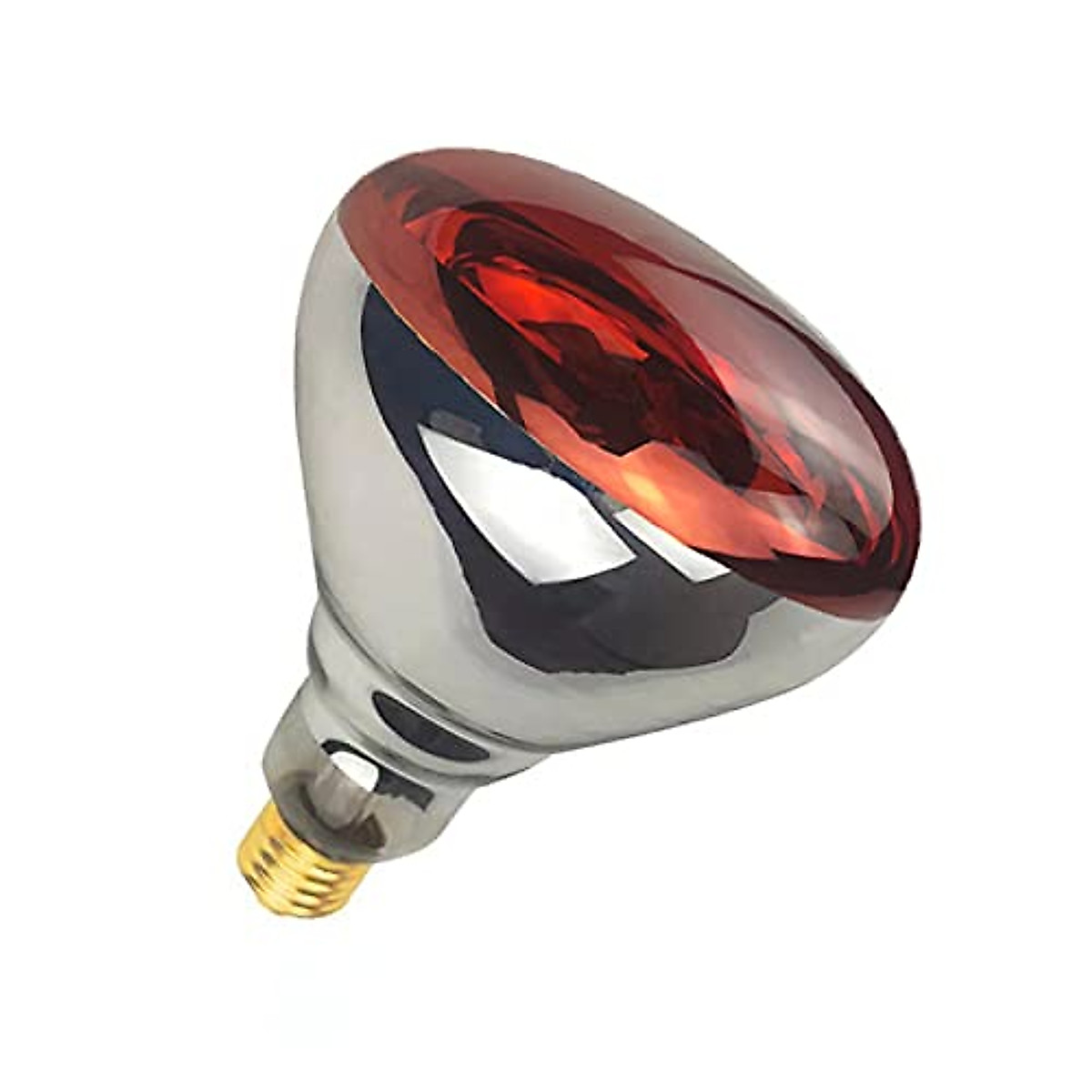 BONGBADA 2 Pack 250W Heat Lamp Red Infrared Bulbs Glass Lamp Bulb for Food Service, Brooder Bulb, Chicks, Pet, Bathroom, Light Therapy Use E26 Base, Flood Light Heat Lamp Bulb.