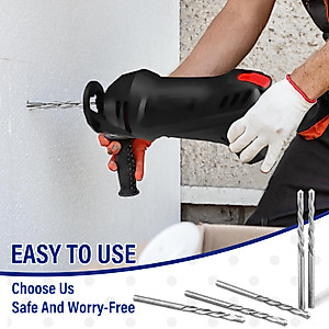 Tondiamo 50 Pcs Drywall Bit Drywall Guide Point Cutting Bits Diameter Drywall Router Bits Drywall Tools, Cutting Drywall, for Use with Spiral Saw (1/8 )