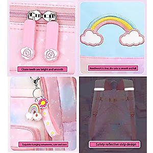 Rcuyyl Girls Backpack Cute Teen Laptop Bag School Bookbag Kindergarten Elementary Backpacks Girls Casual Travel Daypacks