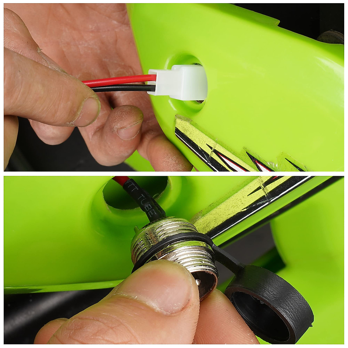 Charger Port - 2 wire (Razor Pocket Mod, Dirt Quad, Dirt Rocket MX350)