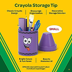Room Copenhagen Colorful Tip Character Storage Box, Creative Container for Kids Arts and Crafts Supplies, Stationeries, Small Toys and Keepsakes - Violet (Purple), Kids 3.5 Years and Up, (20062587)