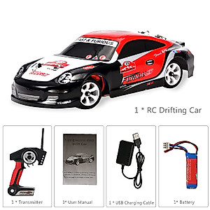 GoolRC WLtoys K969 RC Car, 1:28 Scale 2.4GHz Remote Control Car, 4WD 30KM/H High Speed RC Racing Car, Drift Car for Kids and Adults